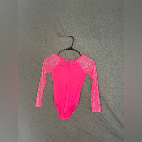 One Pieces | Hot Pink Sheer Leotard | Poshmark